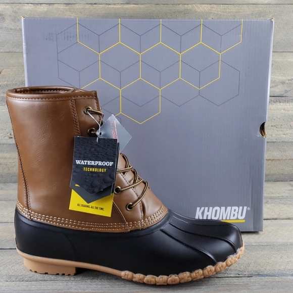 Khombu | Shoes | Khombu Mens Waterproof Duck Boots Faux Fur Lining ...